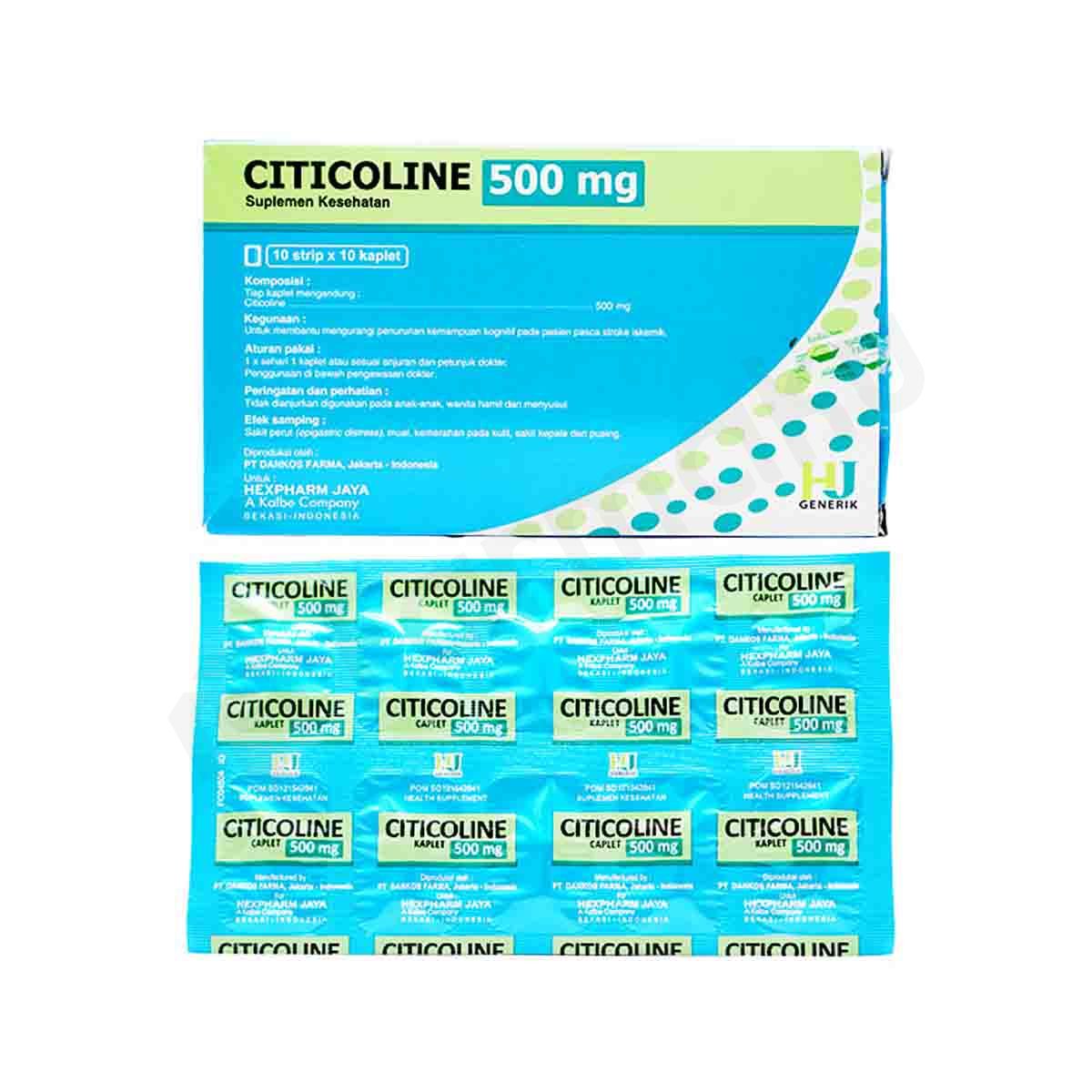 Citicoline 500 mg Hexp | Farmaku
